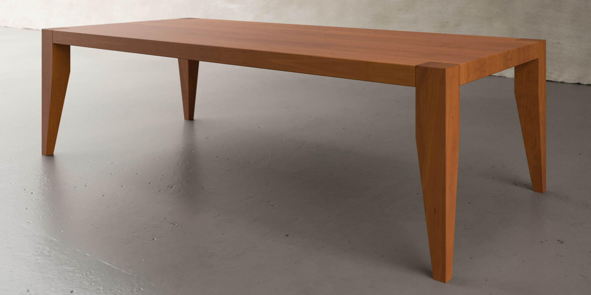 Kirsche Edel: Massivholz Luxus Esstisch E14 | wobiliar