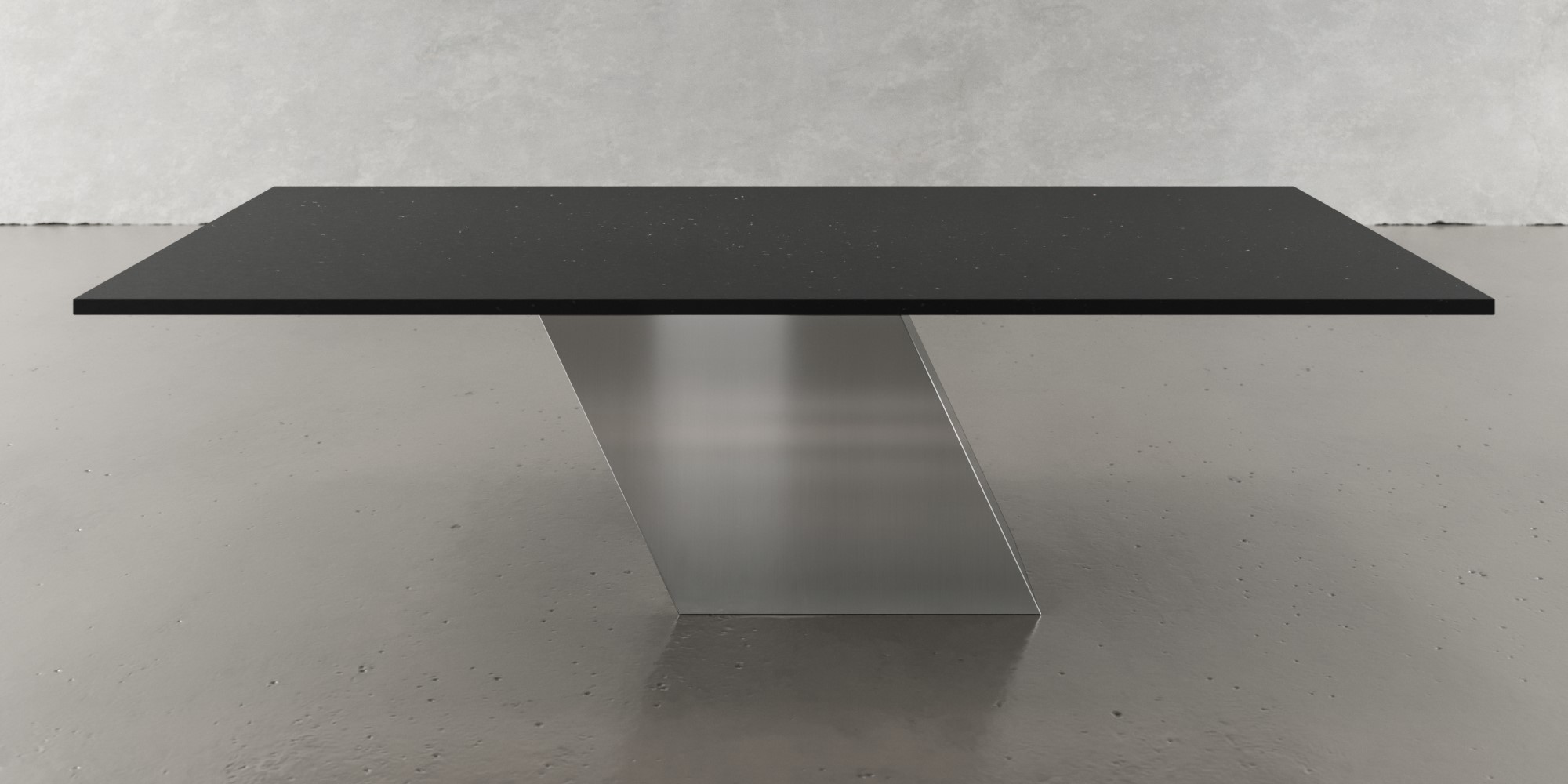 Nero Assoluto Eleganter Steintisch E18 | wobiliar