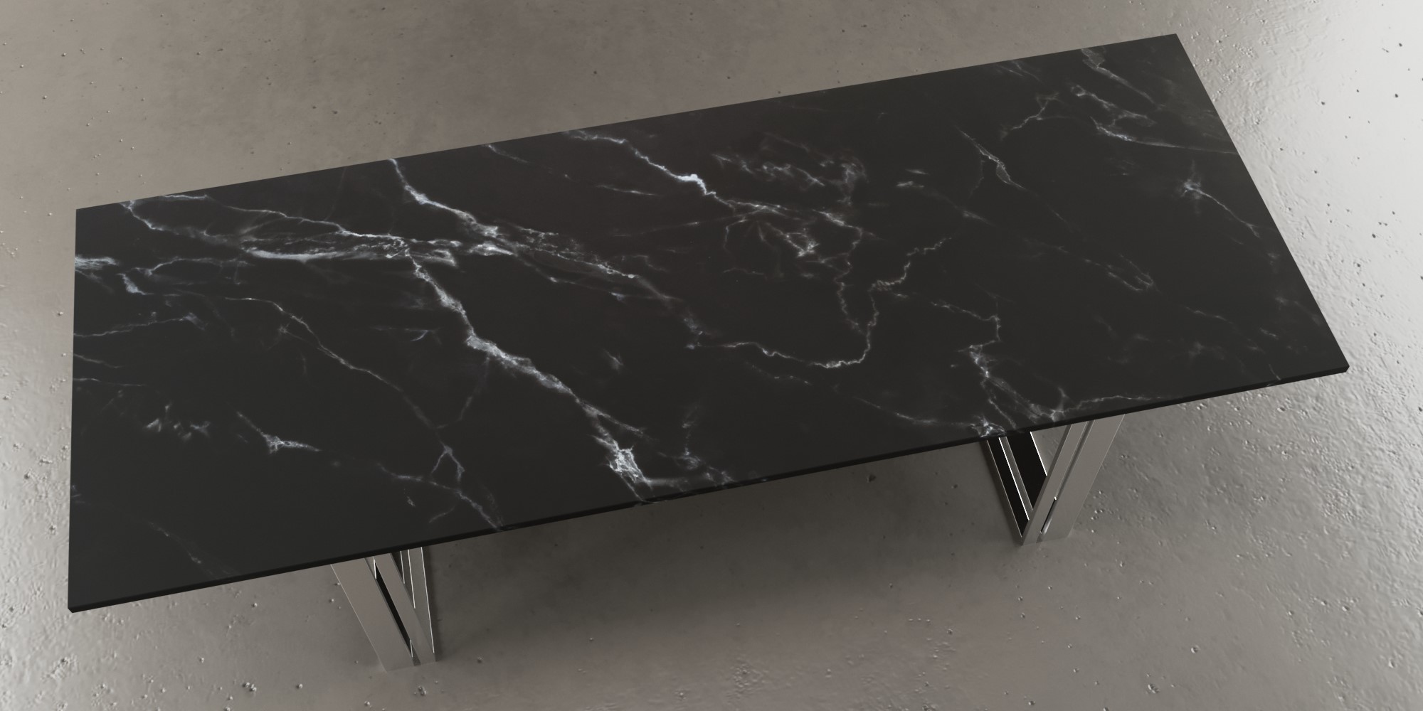 Eleganter Marmortisch aus Calacatta Brazil Black E36 | wobiliar